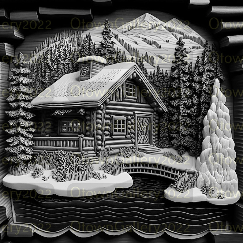 Laser Burn PNG 3D Illusion Engrave Laser Ready Digital - Etsy