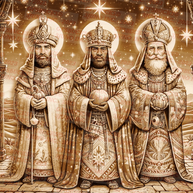 Three Kings Svg - Etsy