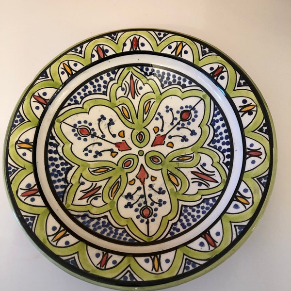 Moroccan Plate - Etsy UK