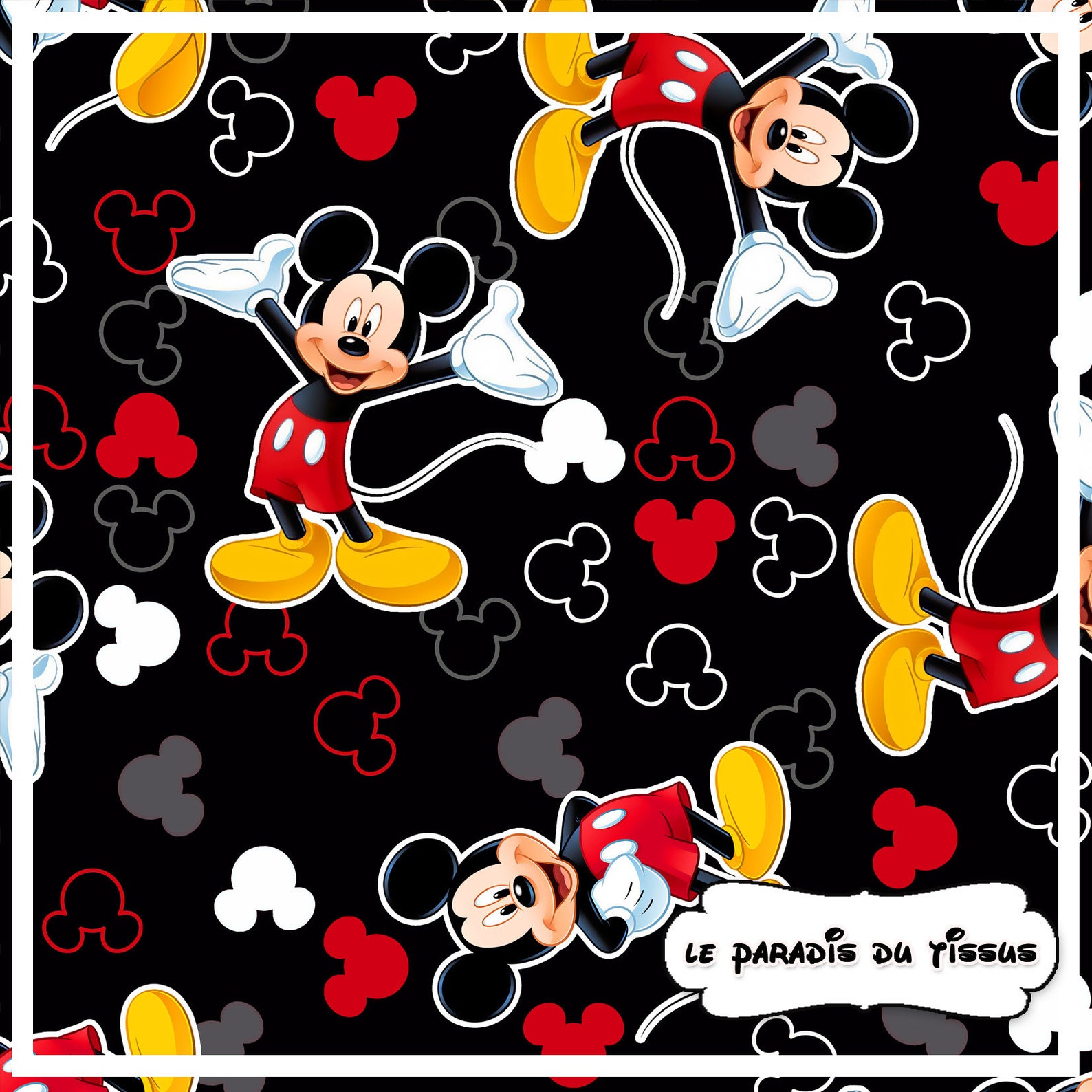 Mickey Seamless Fabric Pattern - Etsy