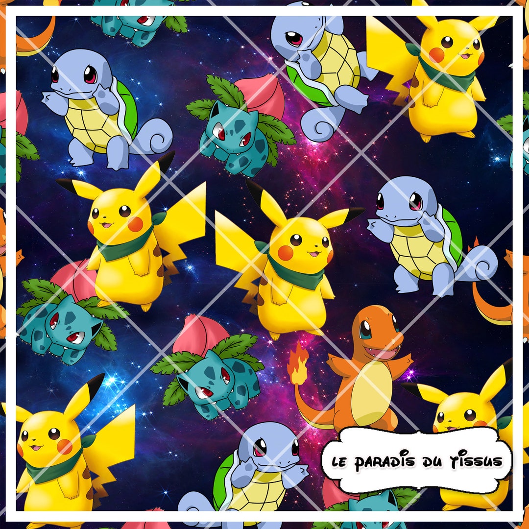 Pokemon Pikachu Seamless Pattern - Etsy
