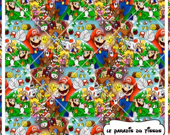Mario Seamless Pattern - Etsy
