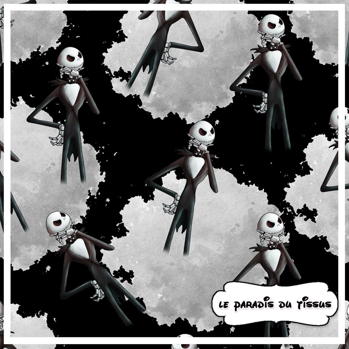 Jack Skellington Seamless Pattern - Etsy