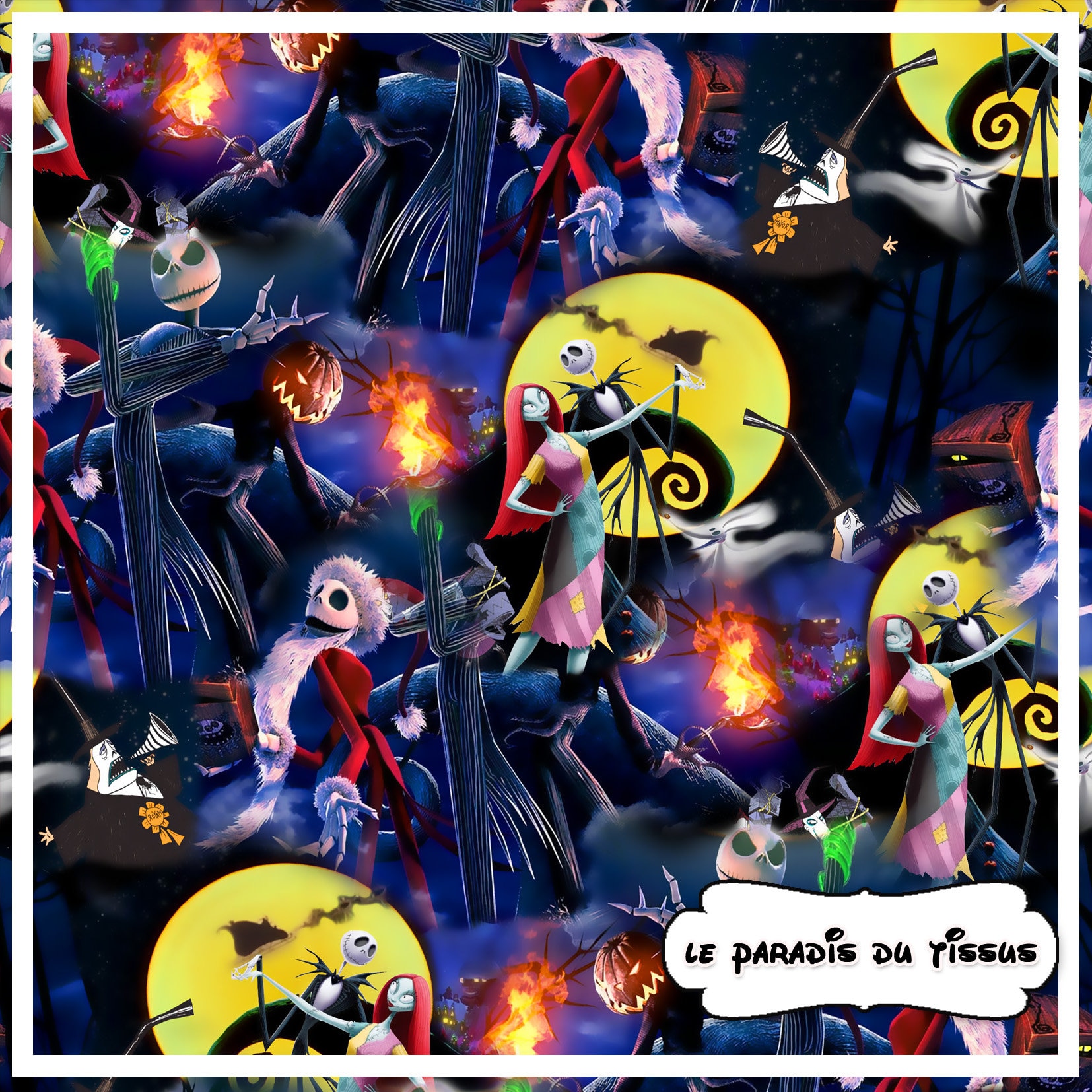 Jack Skellington Seamless Pattern - Etsy