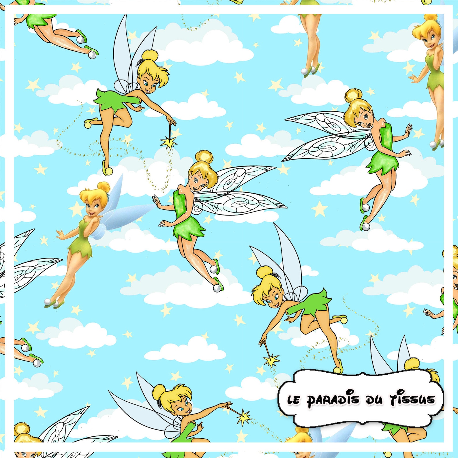 Tinkerbell Seamless Pattern Use for Fabric Print - Etsy