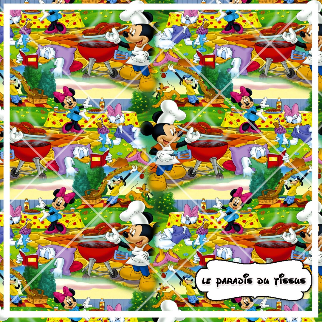Mickey Seamless Fabric Pattern - Etsy