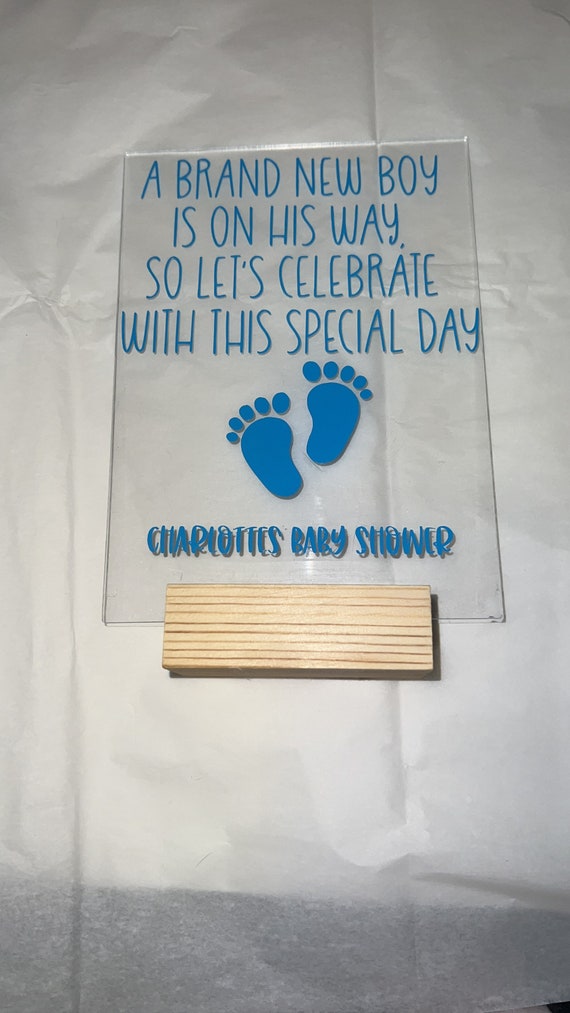 Baby Shower Sign/plaque - Etsy
