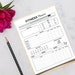 Fitness Planner Instant Download | Workout Tracker | A4, A5, US Letter ...