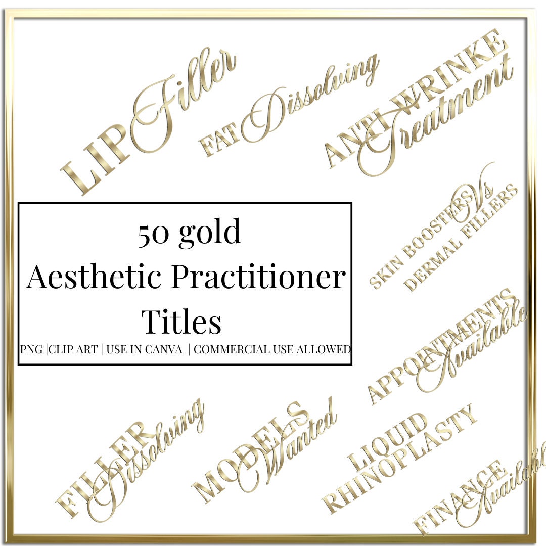 50 Aesthetic Practitioner Titles Aesthetic Practitioner Beauty Business ...