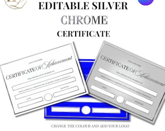 Silver Alphabet Silver Chrome Font Silver Text silver - Etsy