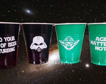 Personalized Reusable Plastic Party Cups Set of 6 Custom Solo Cups - Etsy