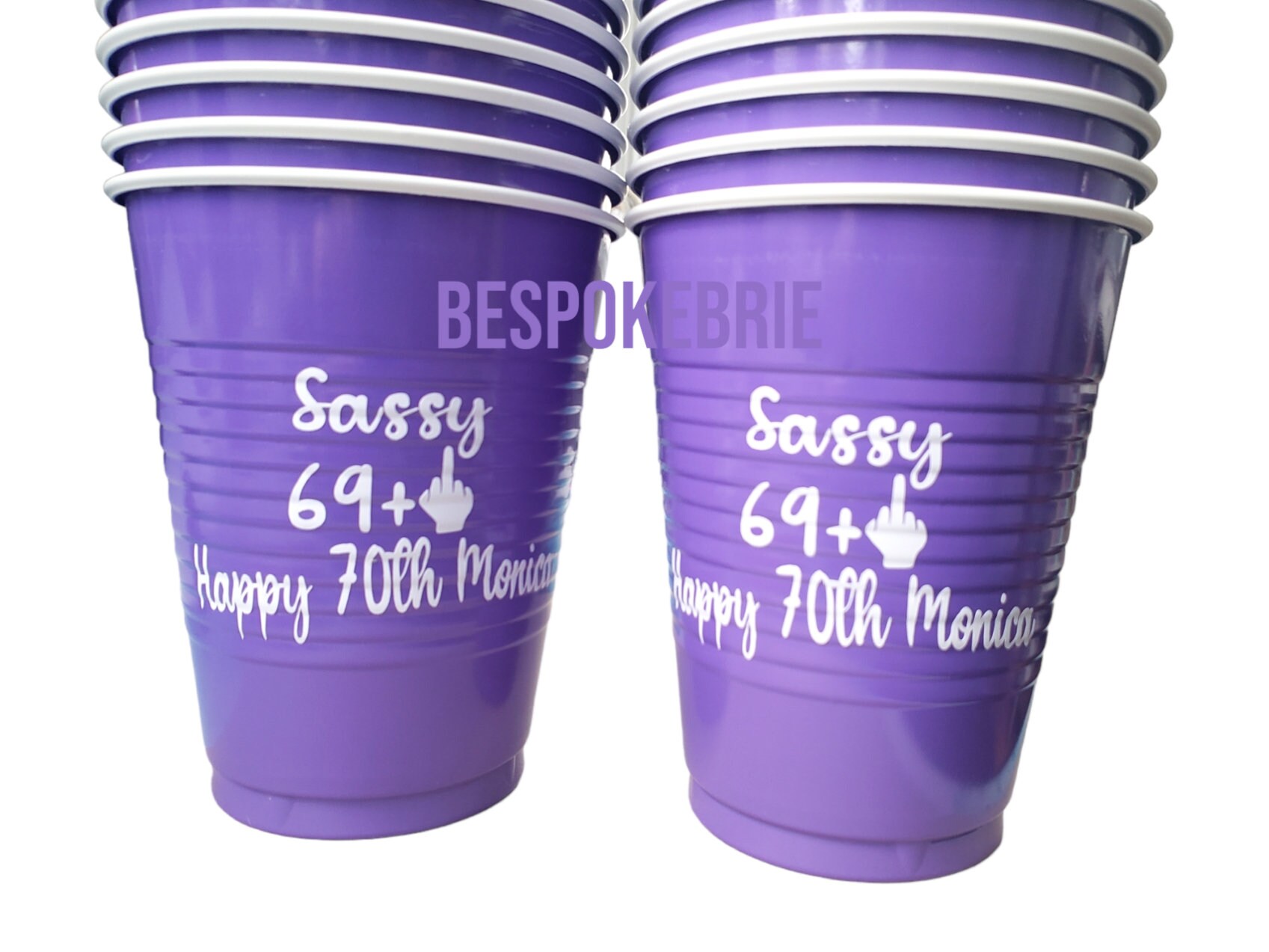 Plastic Party Cups - Personalized - Etsy