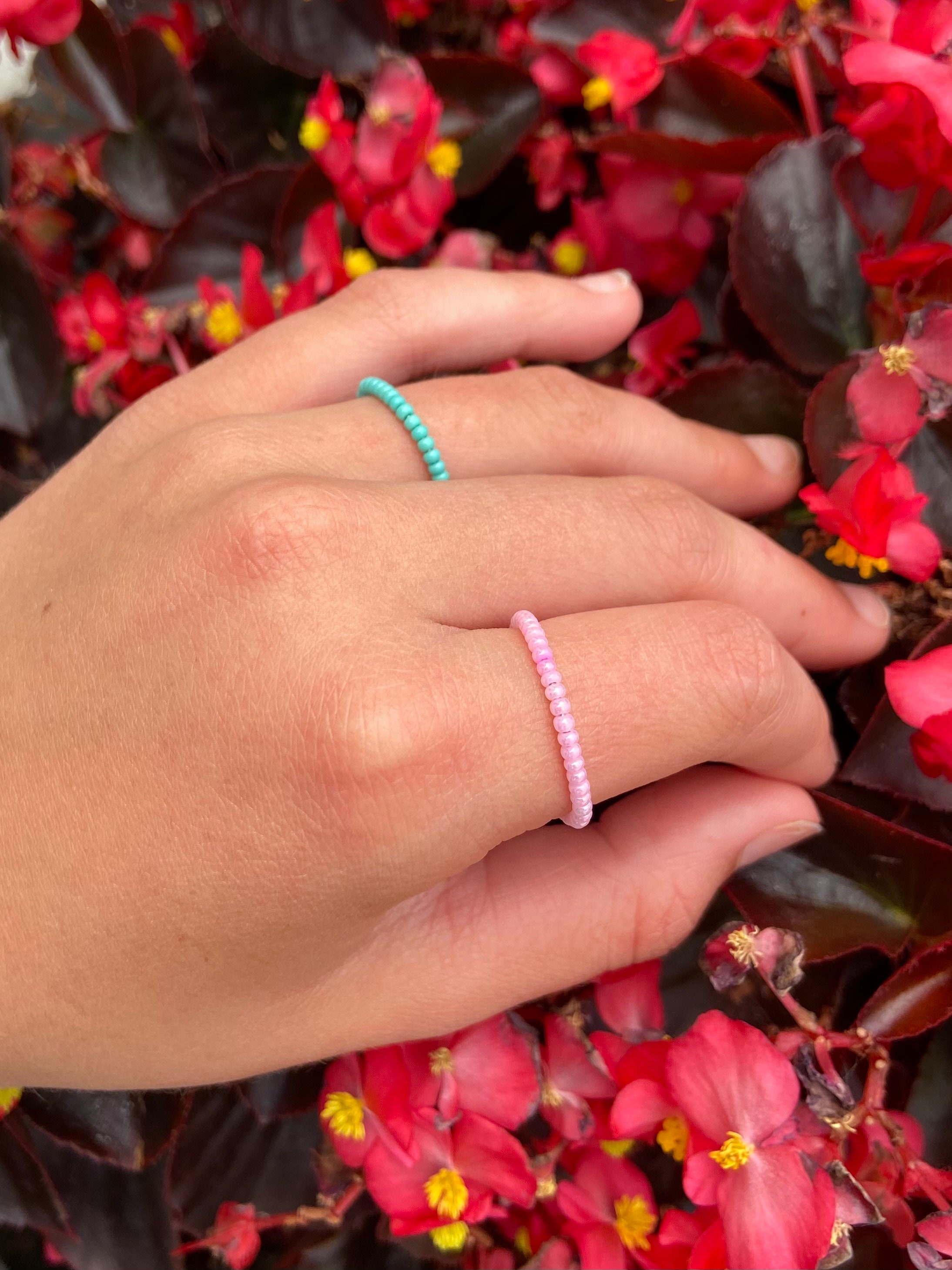 Simple Bead Ring - Etsy