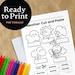 Weather Cut and Paste • Hands-on Gluing Activity Printable K-2+ - Etsy