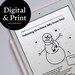 Following Directions: Silly Snow Day • Fun Printable Worksheet Grades K ...