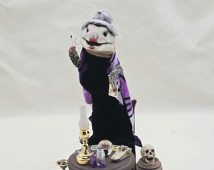 Real Blue-tongued Skink Mummified Preserved Animal Hoodoo Queen Voodoo ...