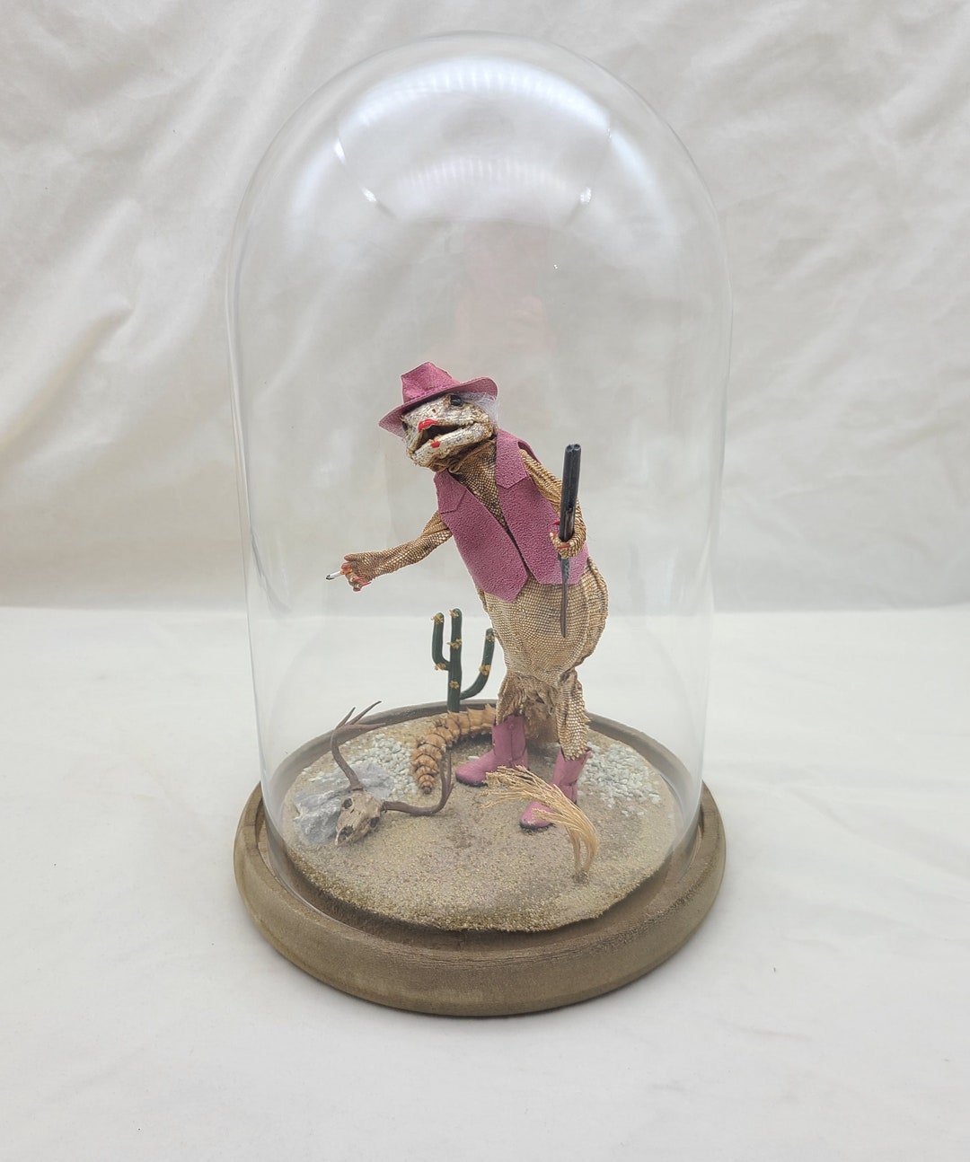Mummified Uromastyx Cowgirl Cowboy Outlaw Western Preserved Lizard ...
