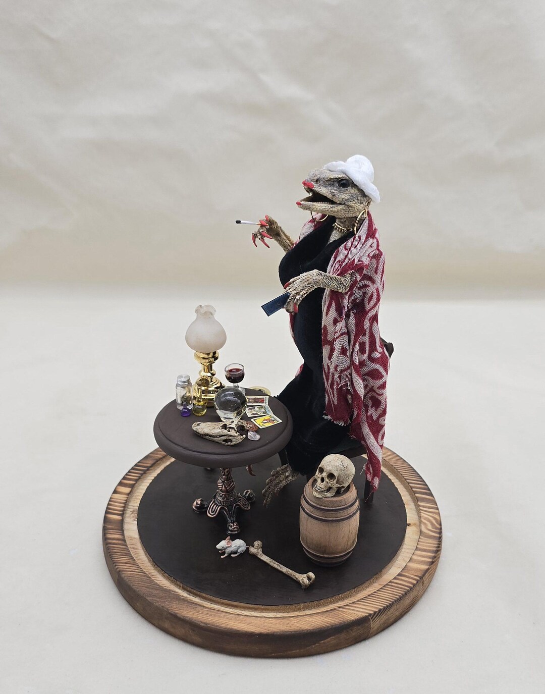 Real Uromastyx Lizard Mummified Animal Hoodoo Queen Voodoo Witch Rat ...