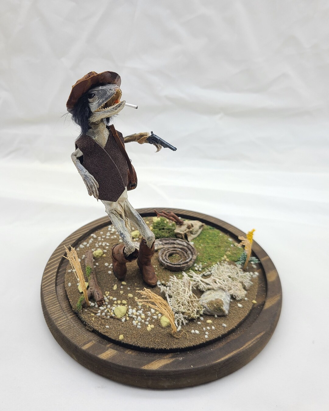 Mummified Dry Preserved Water Dragon Lizard Cowboy Western - Etsy