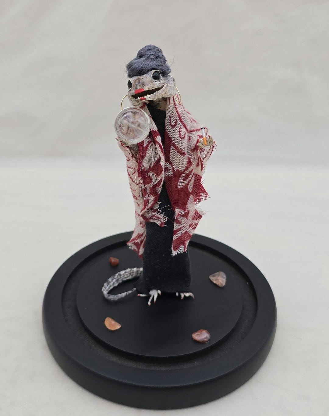 Mummified Dry Preserved Gecko Lizard Tarot Fortune Teller Taxidermy ...