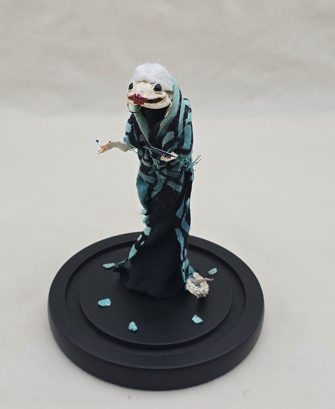 Mummified Leopard Gecko Lizard Tarot Fortune Teller Taxidermy Oddities ...