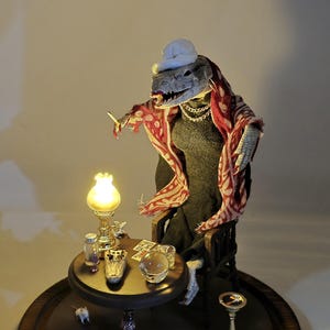 Savannah Monitor Real Lizard Mummified Specimen Hoodoo Queen Voodoo ...