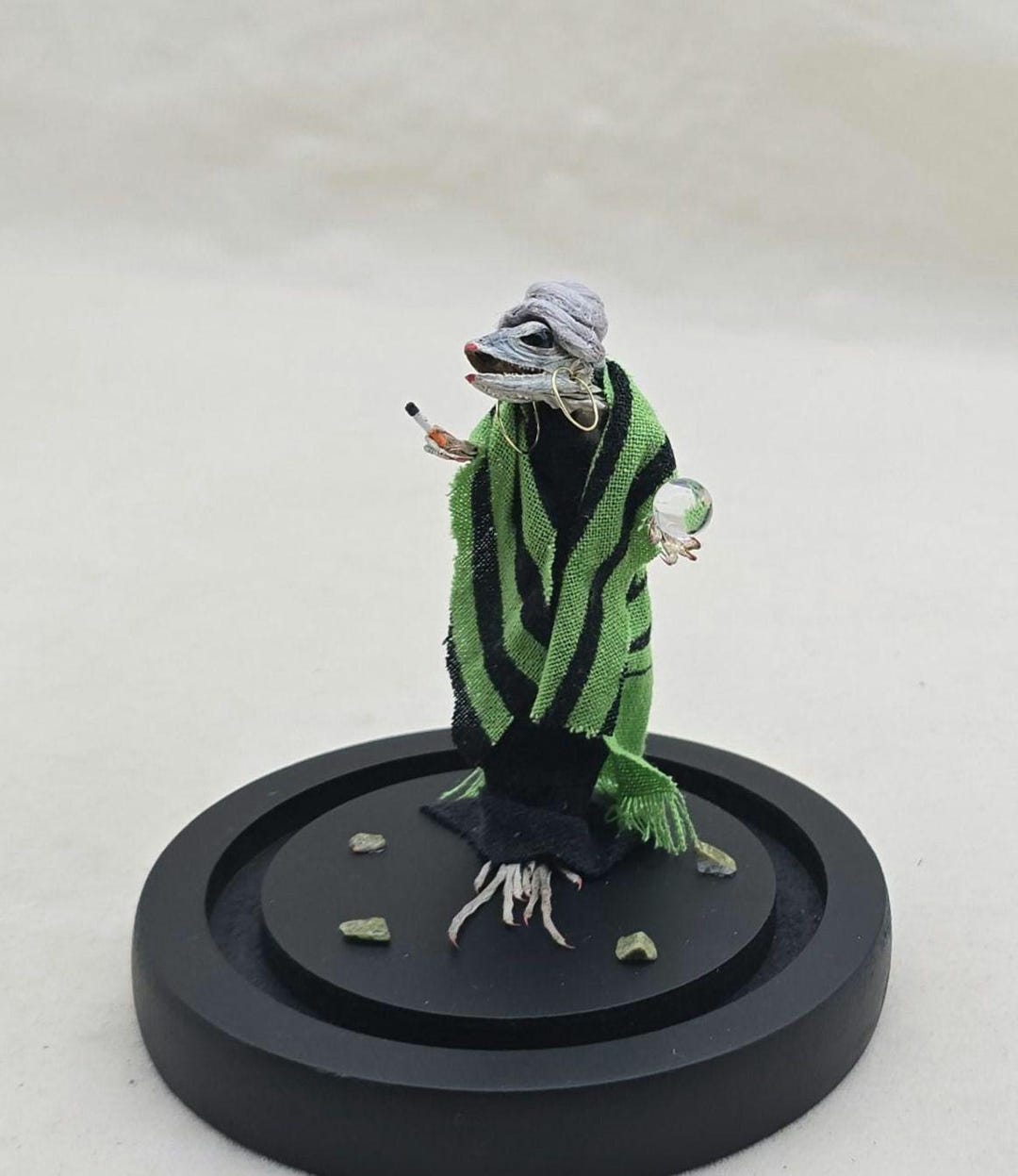 Mummified Real Iguana Lizard Tarot Fortune Teller Taxidermy Rat Snake ...