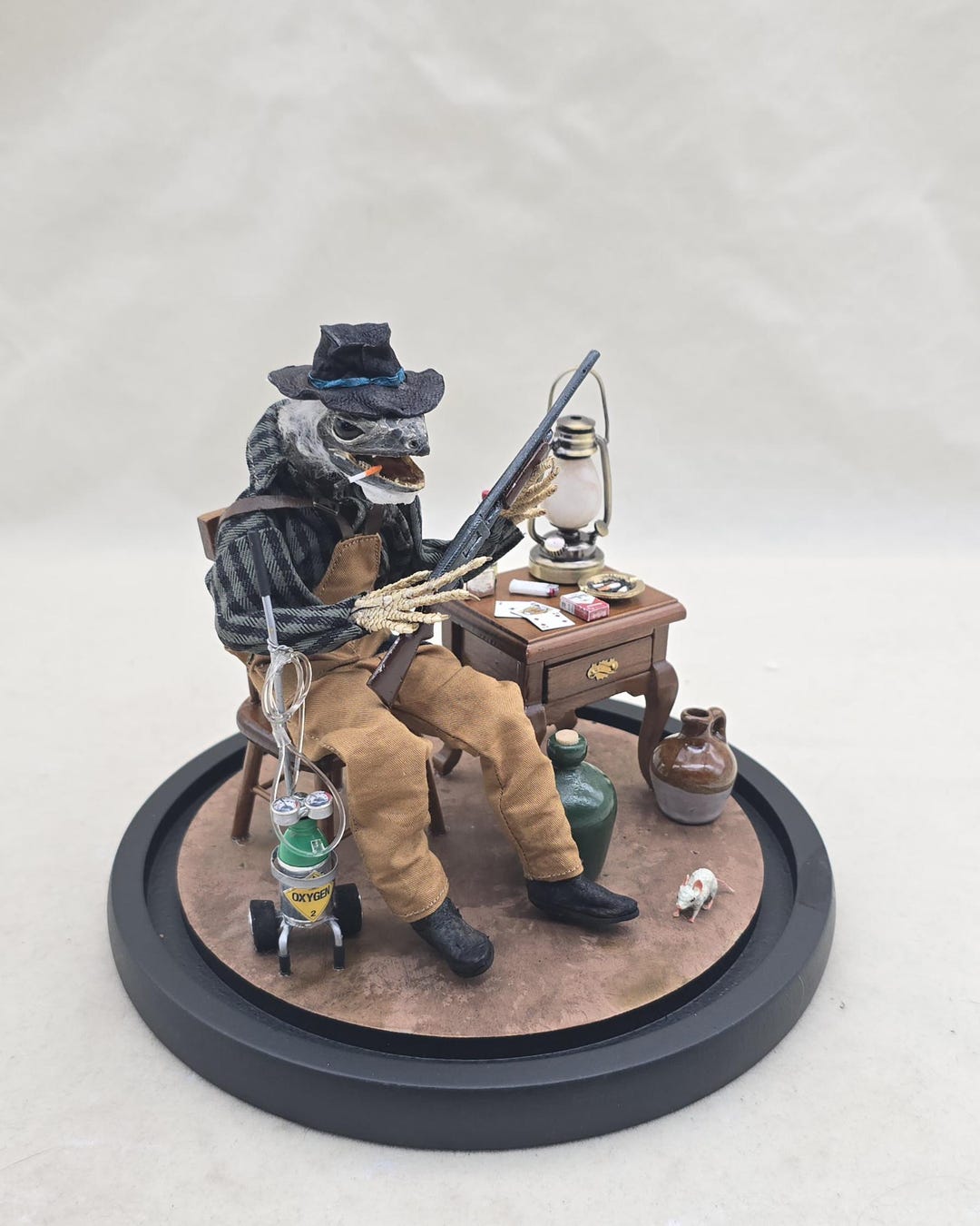 Mummified Real Uromastyx Lizard Taxidermy Southern Hillbilly Cowboy ...
