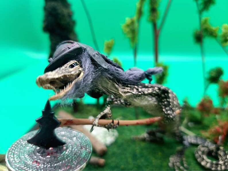 Mummified Dry Preserved Lizard Skink Monitor Warrior Battle - Etsy