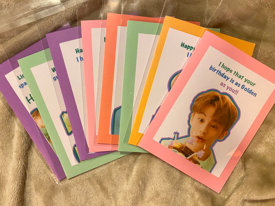 NCT Dream Birthday Cards - Etsy