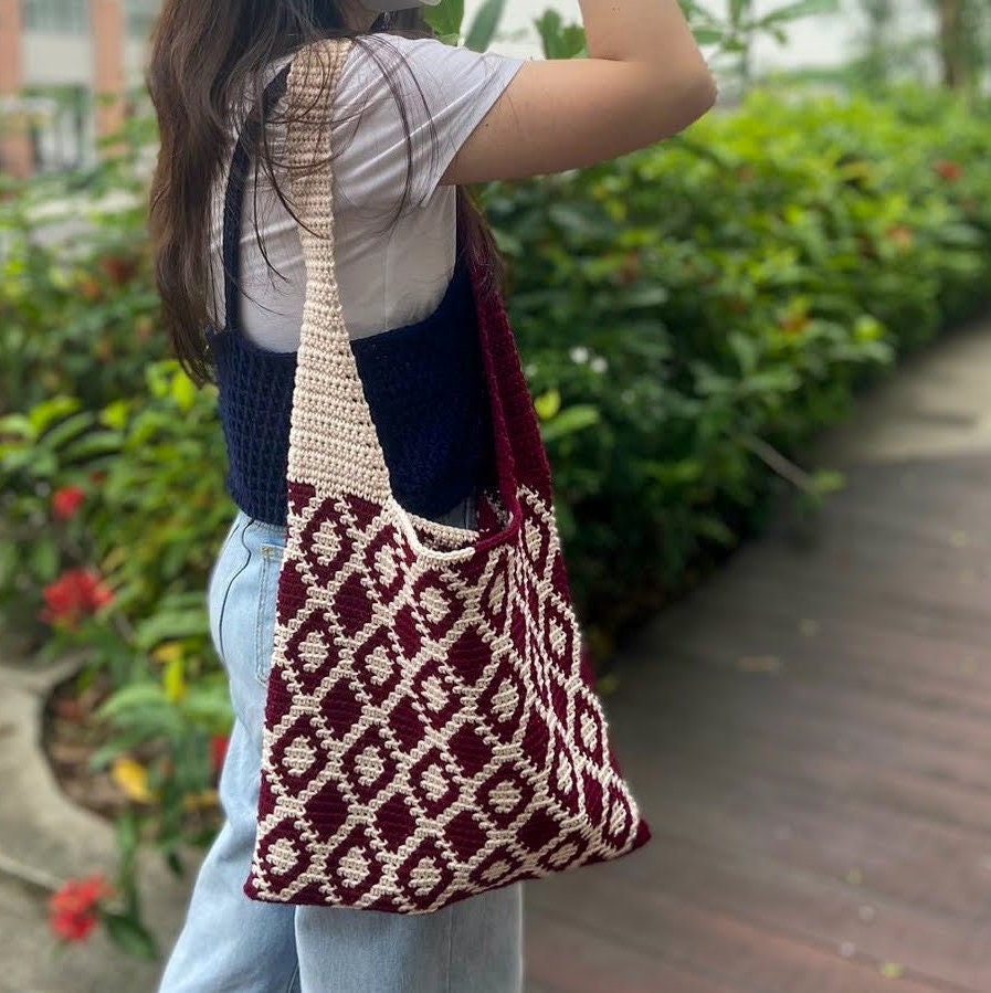 Tessera Bag Crochet Pattern - Etsy