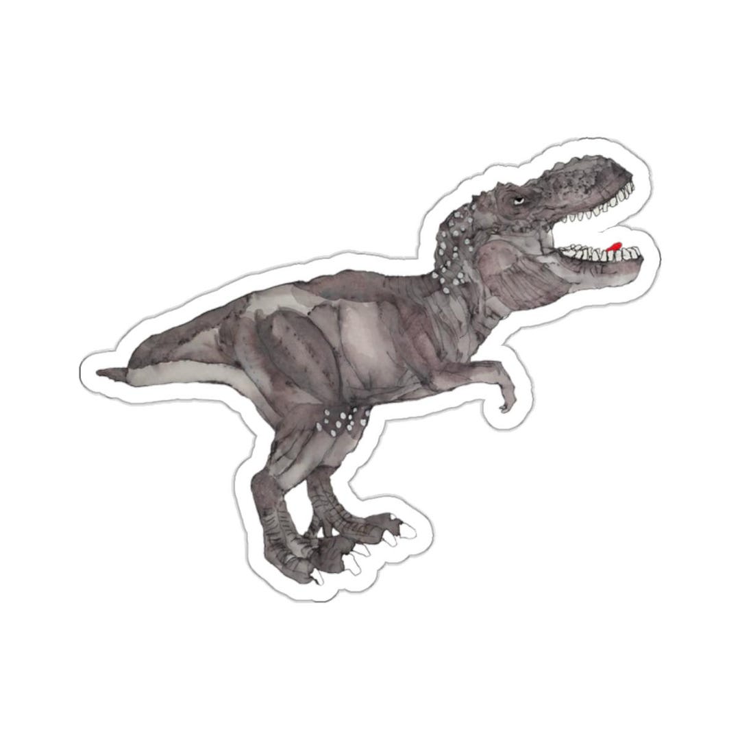 Ferocious King of Dinosaurs the T-REX ( Kiss-cut Stickers) - Etsy