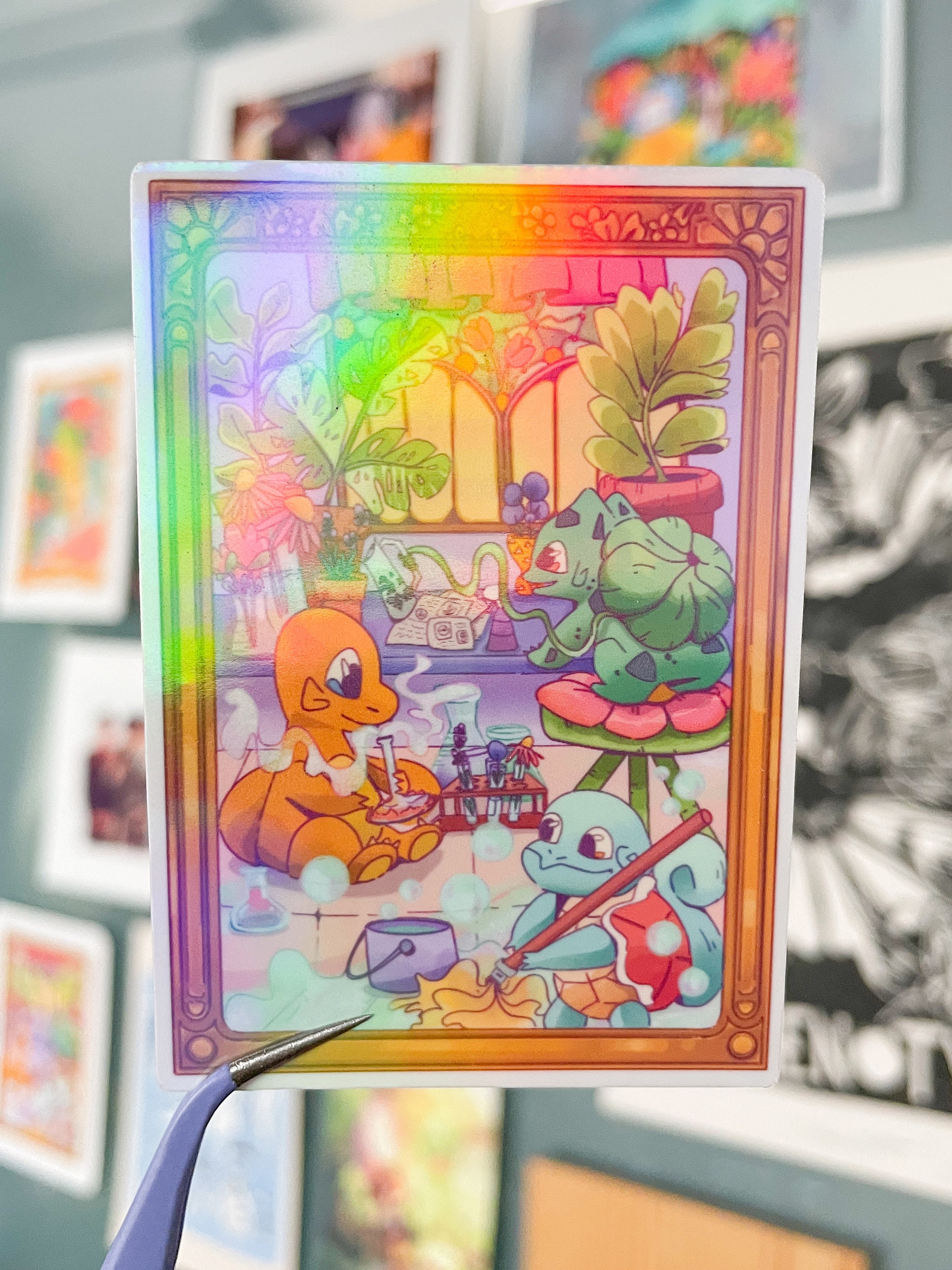 Pokemon Friends Gen 1 Starters Sticker Poke Clow Tarot - Etsy