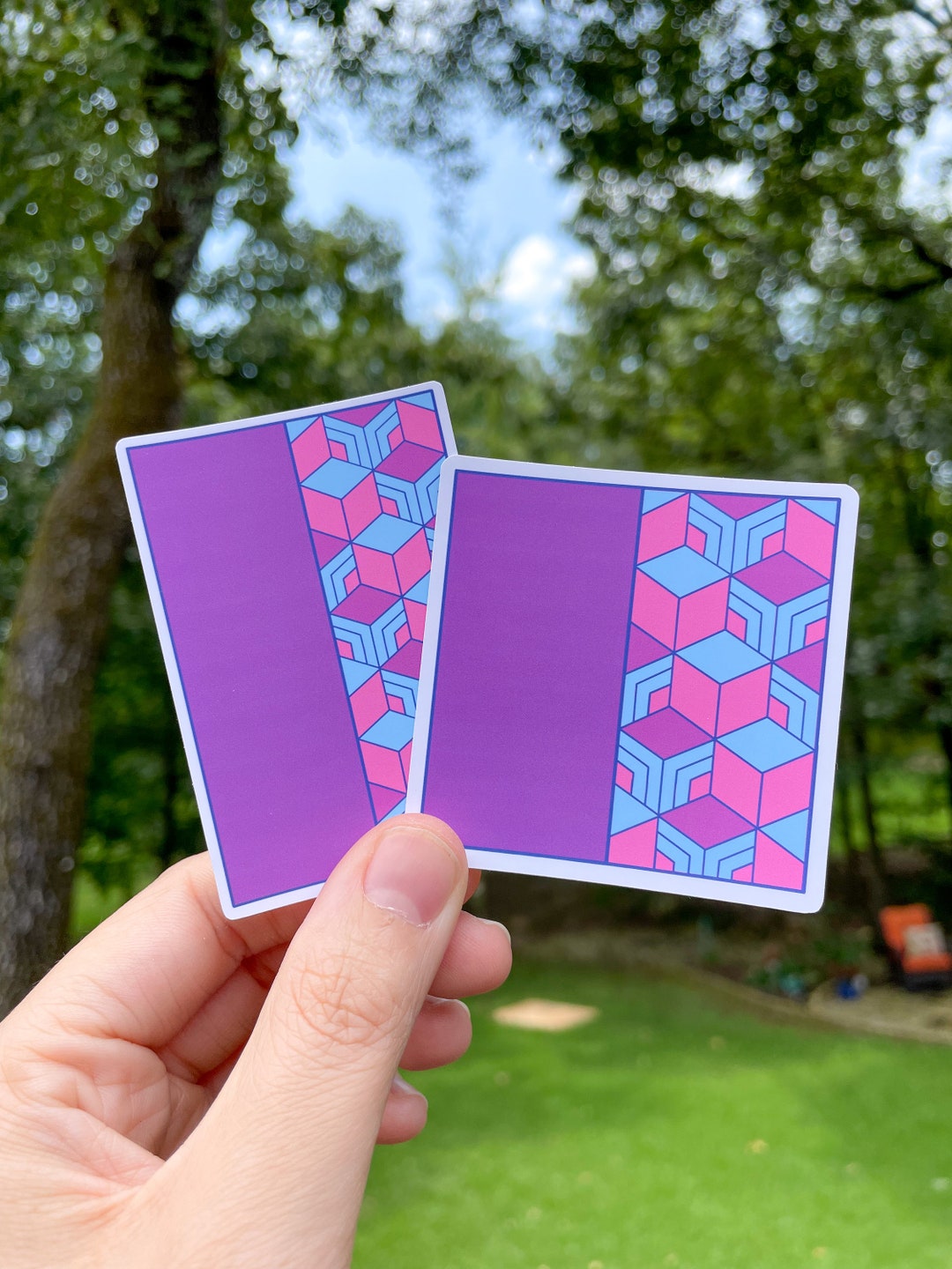 Demon Slayer Giyu Haori Pattern Vaporwave Stickers Vaporwave - Etsy