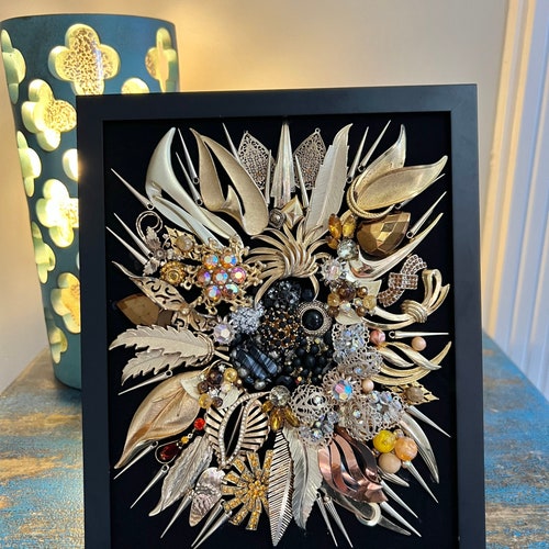 4x6 Framed Christmas Tree Jewelry Art - Etsy