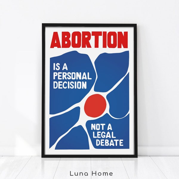 Pro Choice Poster - Etsy