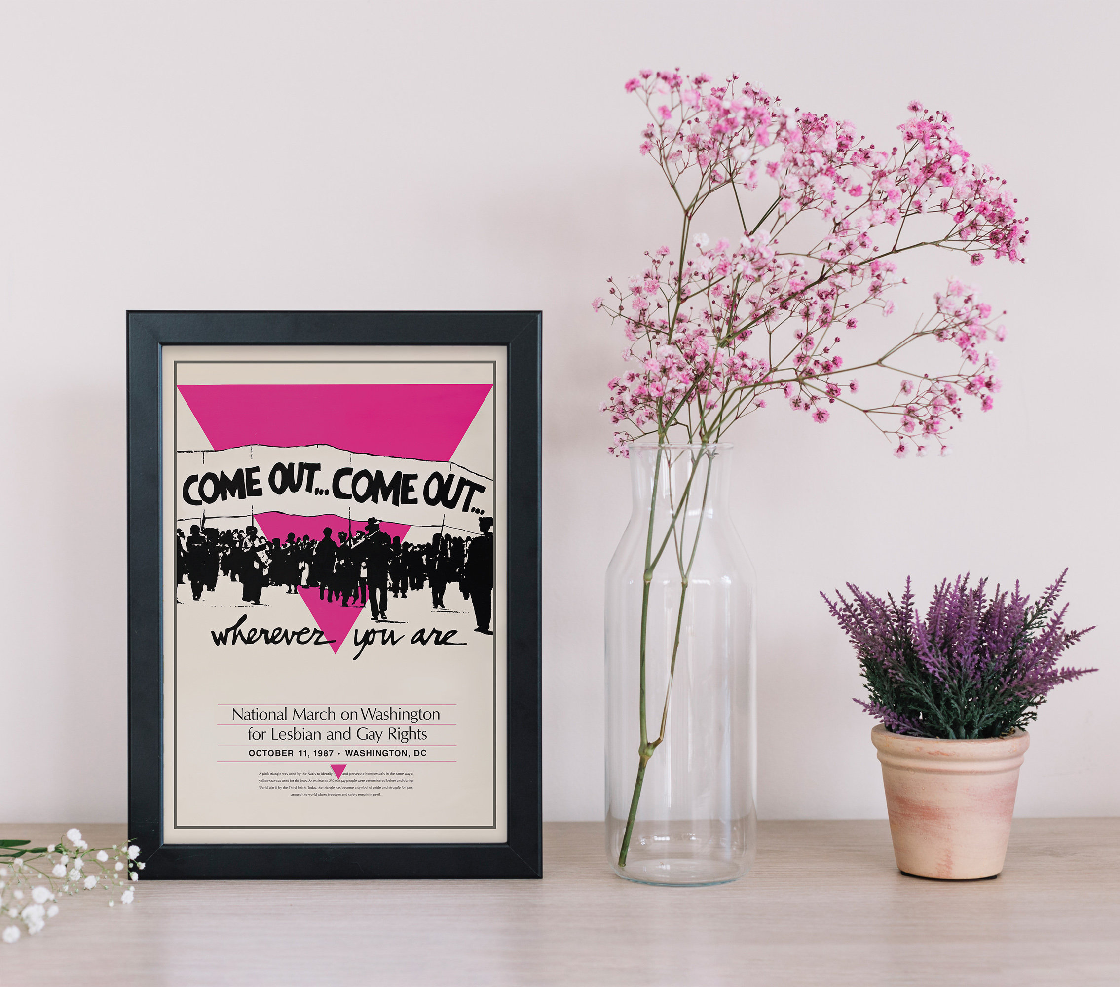 Retro Gay Poster Lesbian and Gay Rights March Poster Gay - Etsy