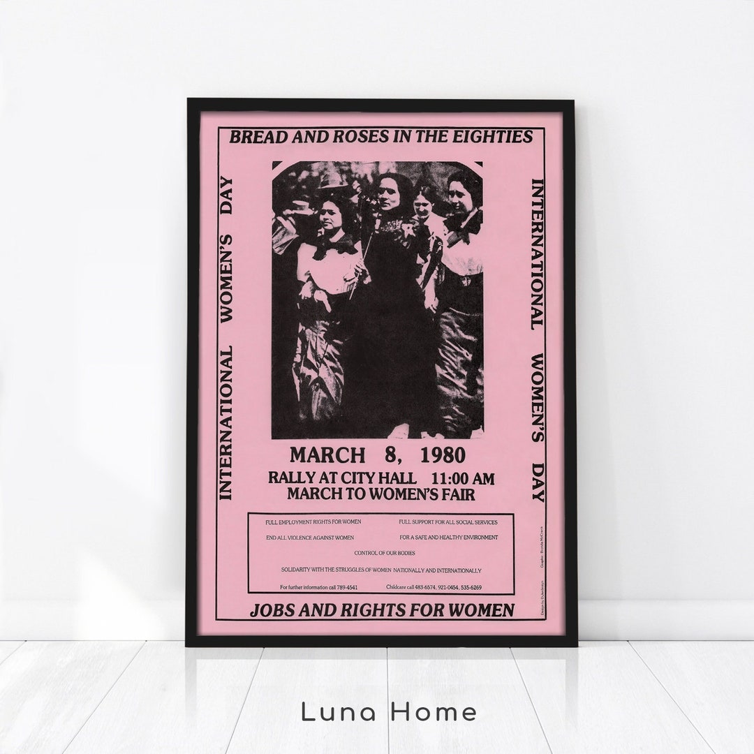 Feminist Vintage Poster, International Women's Day Toronto, Feminist ...