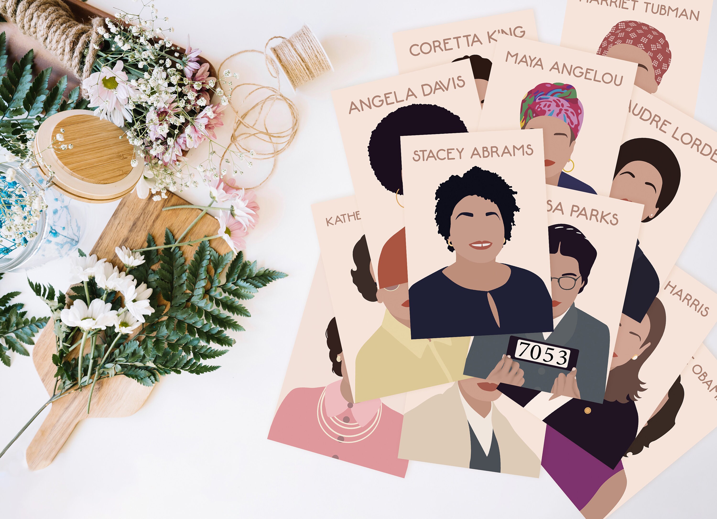 Influential Women in Black History, Feminist Wall Art, Black History ...