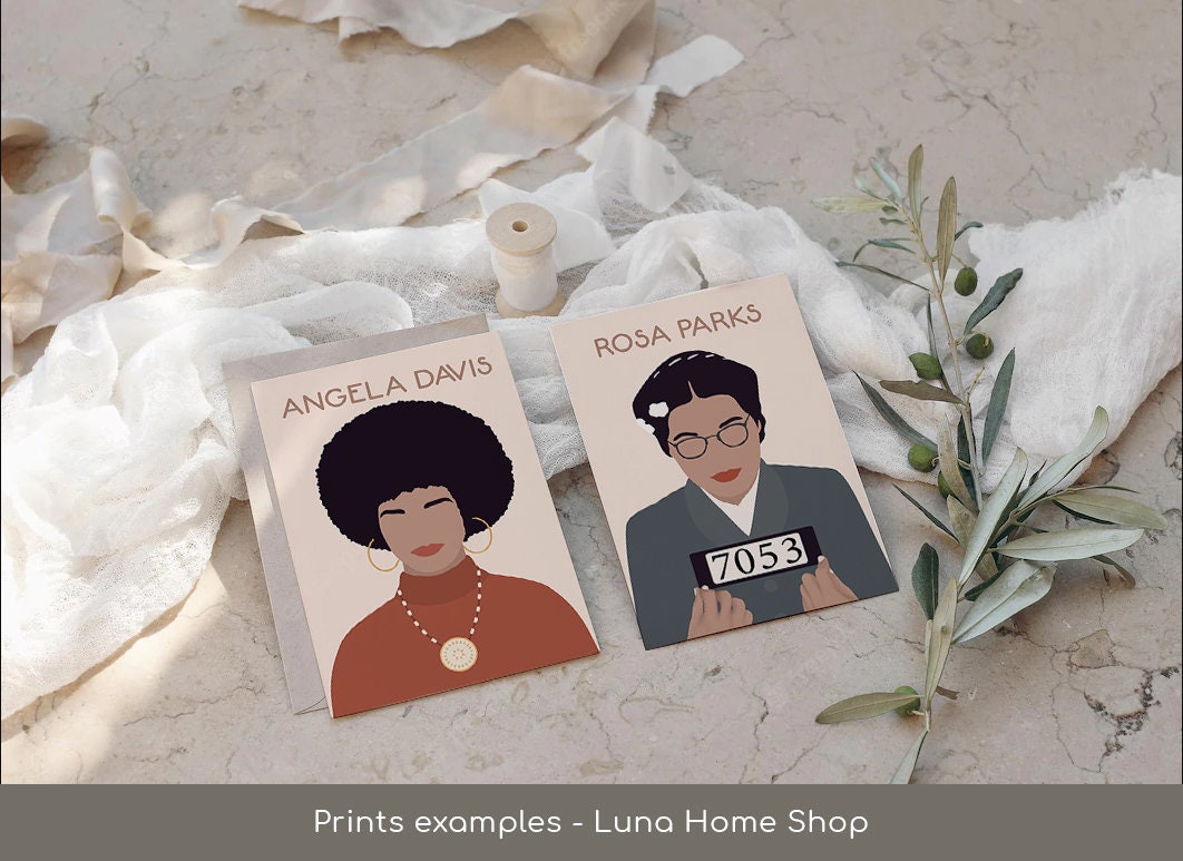 Influential Women in Black History, Feminist Wall Art, Black History ...