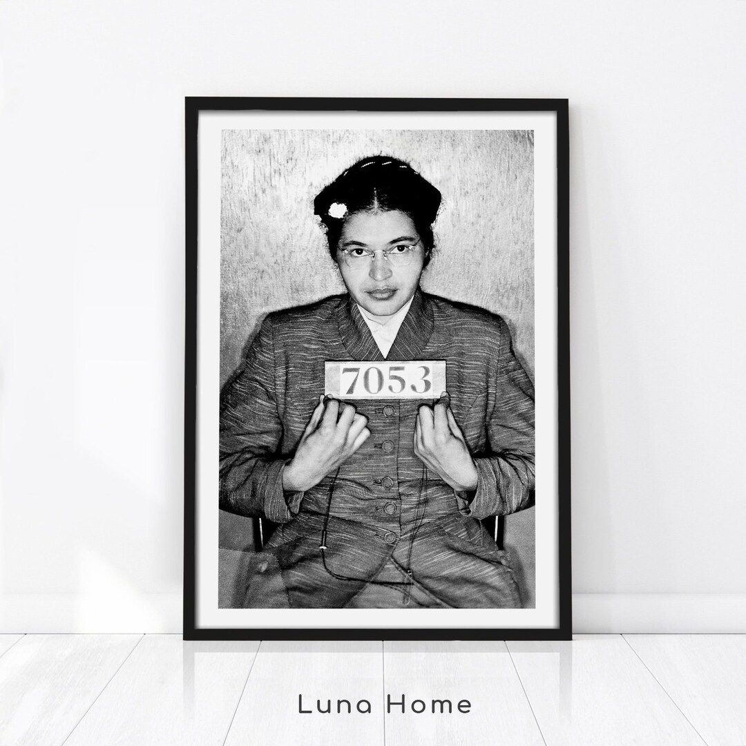 Rosa Parks Print, Feminist Poster, Civil Rights Poster, Rosa Parks ...