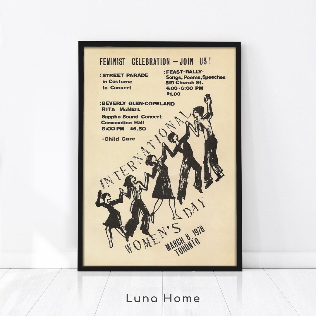 Feminist Poster, Retro Poster, Vintage Feminist Print, Suffragette ...
