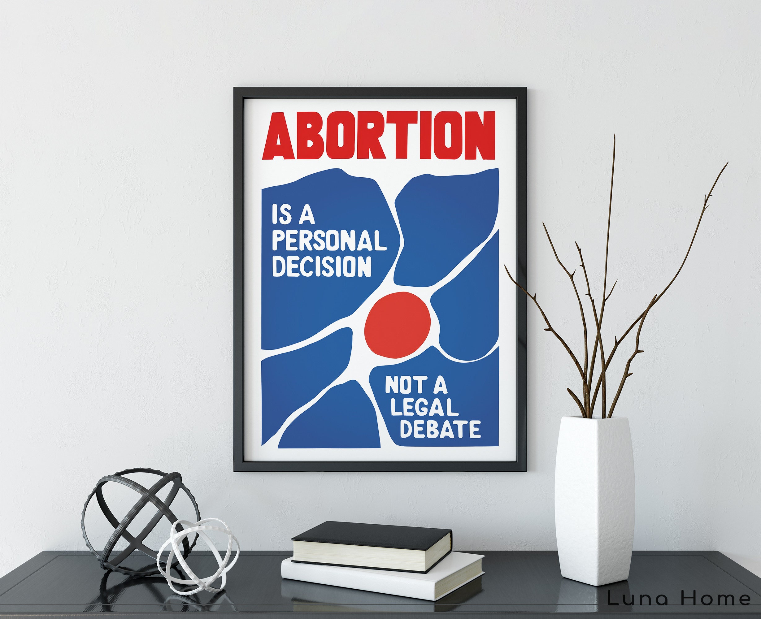 Retro Abortion Print, Vintage Poster, Pro Choice Poster, Abortion ...