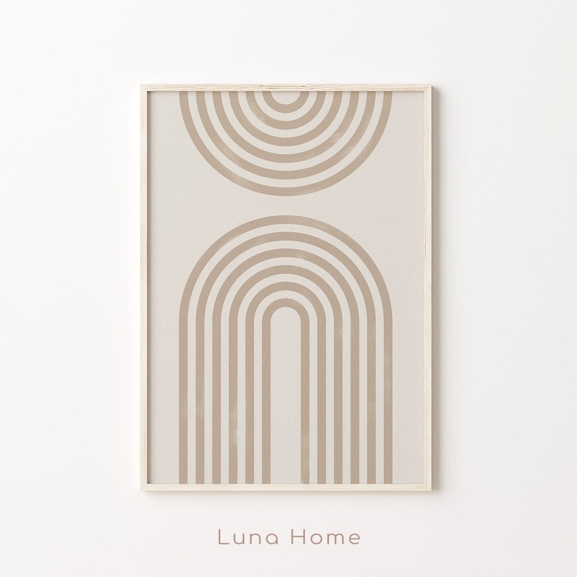 Neutral Gallery Wall Art Set of 6 Neutral Prints Boho Wall - Etsy