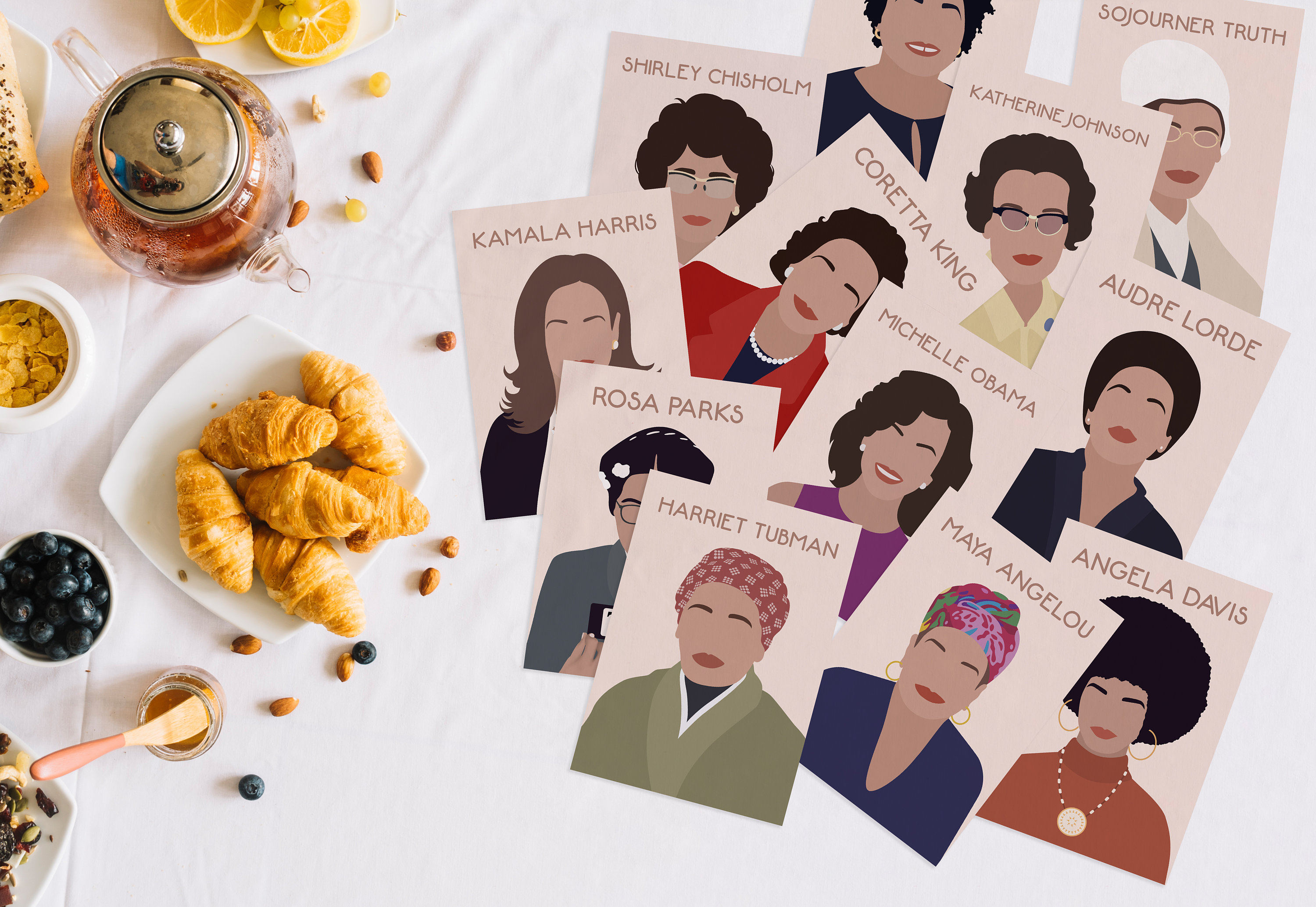 Influential Women in Black History, Feminist Wall Art, Black History ...