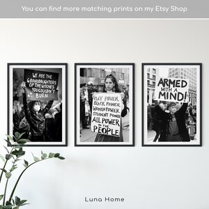 All Power to the People, Activist Poster, Equality Art, Girl Power Wall ...