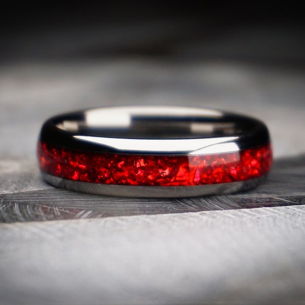 Tungsten Ruby Ring - Etsy