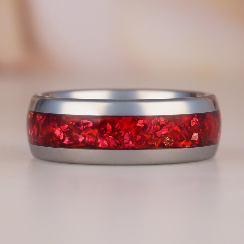 Tungsten Ruby Ring - Etsy