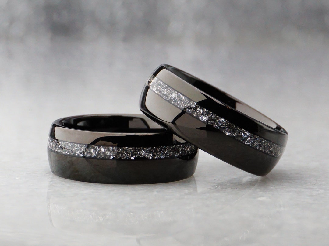 Black Lab Diamond Ring, Wedding Band, Engagement Ring, Men's Ring ...