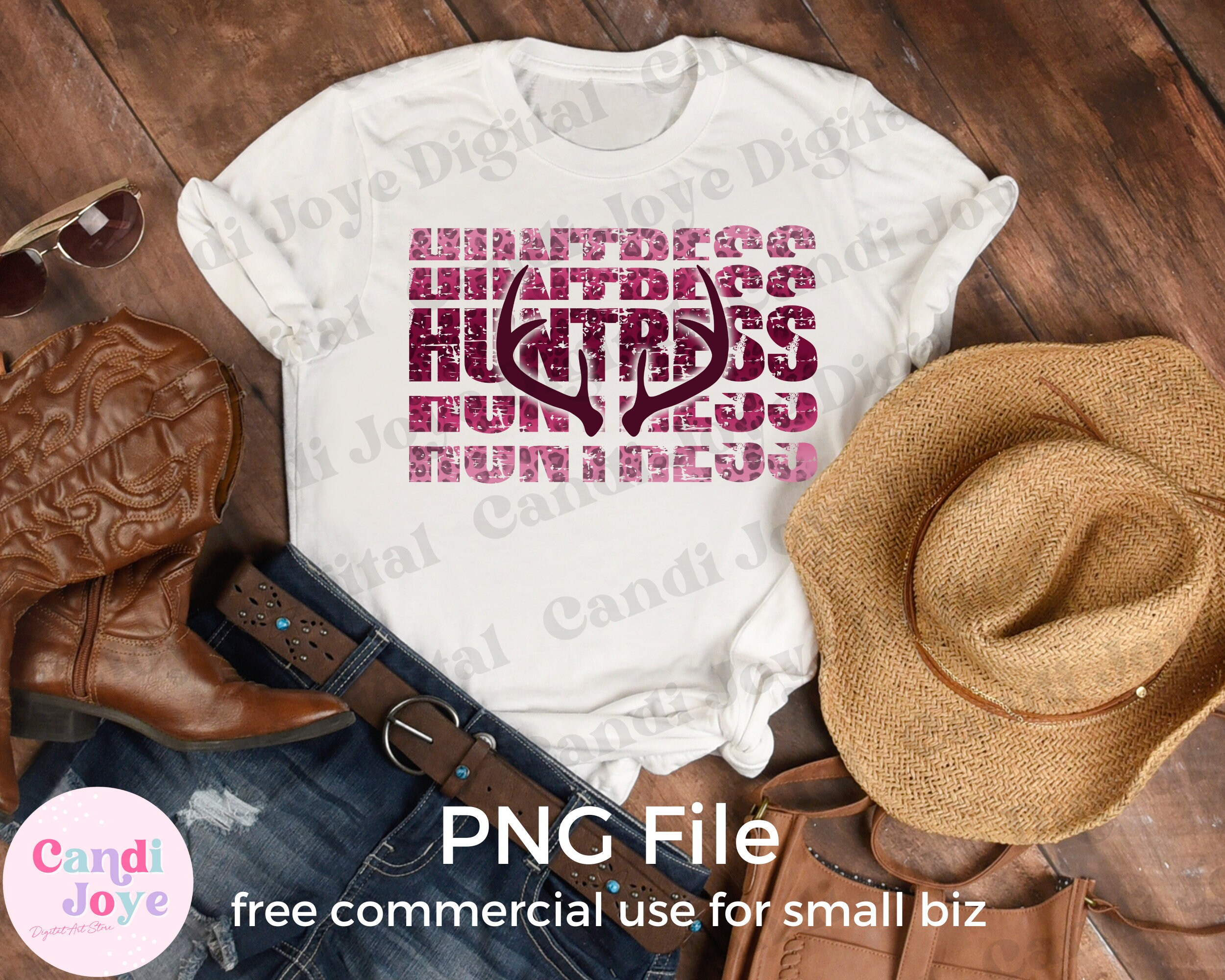 Huntress PNG Girl Hunting PNG Leopard Print Sublimation - Etsy